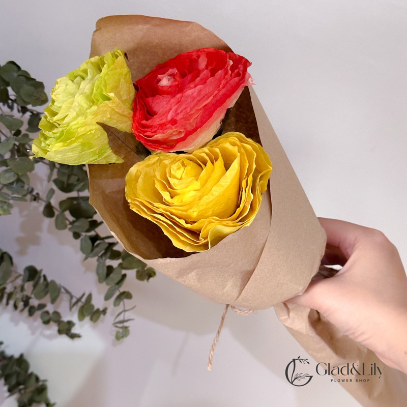Fossilized Rose Bouquet by 3’s (Large) | Shopee Philippines
