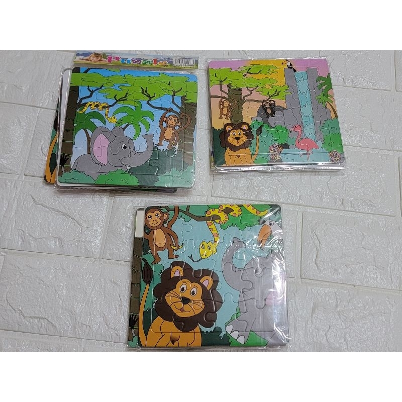 PUZZLES (3-IN-1): SAFARI / ANIMAL DESIGN | Shopee Philippines