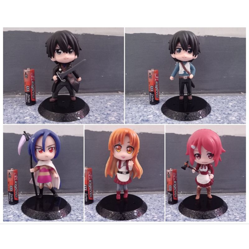 Sword Art Online Anime Chibi Action Figure Toys (KO/BL) | Shopee ...