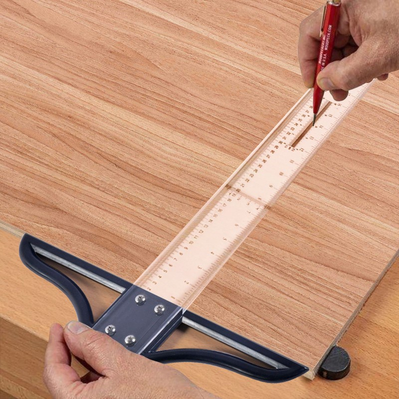 T-Square Acrylic 60/80/100cm T Square Ruler Acrylic Transparent T-Ruler ...
