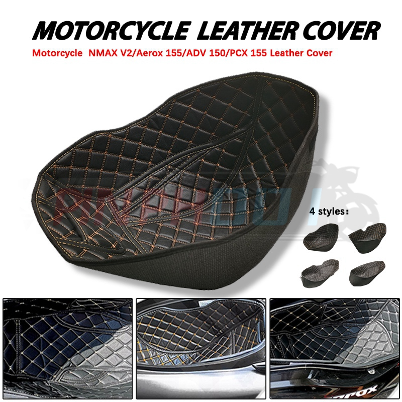 Motorcycle Waterproof and Easy to Clean Leather Compartment Cover NMAX ...