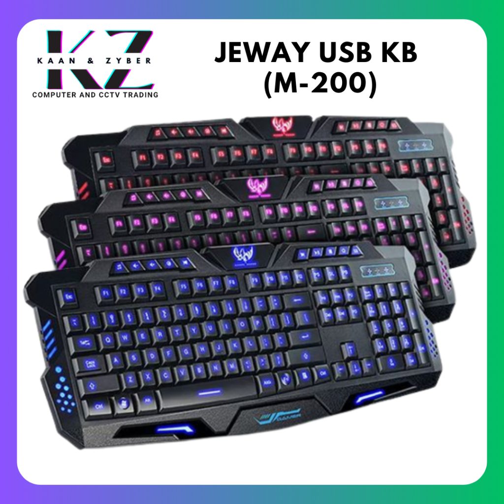 JEWAY USB KB TRI-COLOR (M-200) | Shopee Philippines