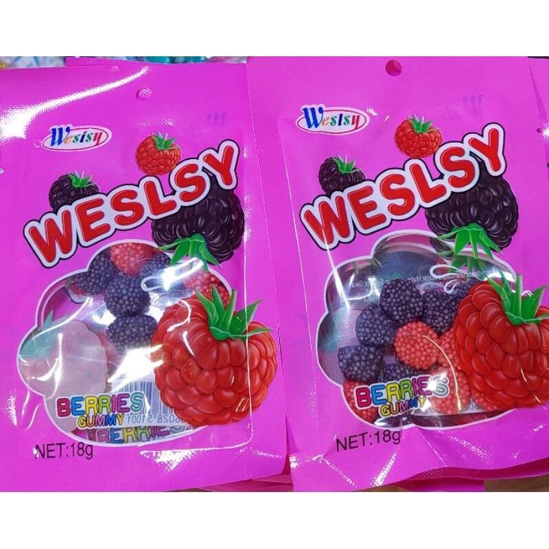 WESLSY BERRIES GUMMY CANDY 30 pcs | Shopee Philippines