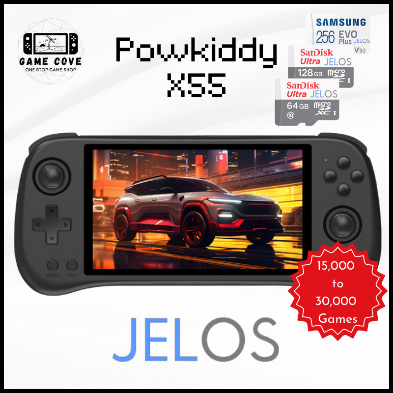POWKIDDY X55 JELOS [ SAN DISK | Samsung ] Retro Portable Game Console 5 ...