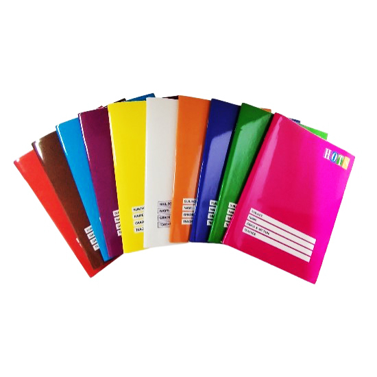5 Pads / 10 Pads Hots Writing Notebook Color Coding 80 leaves | Shopee ...