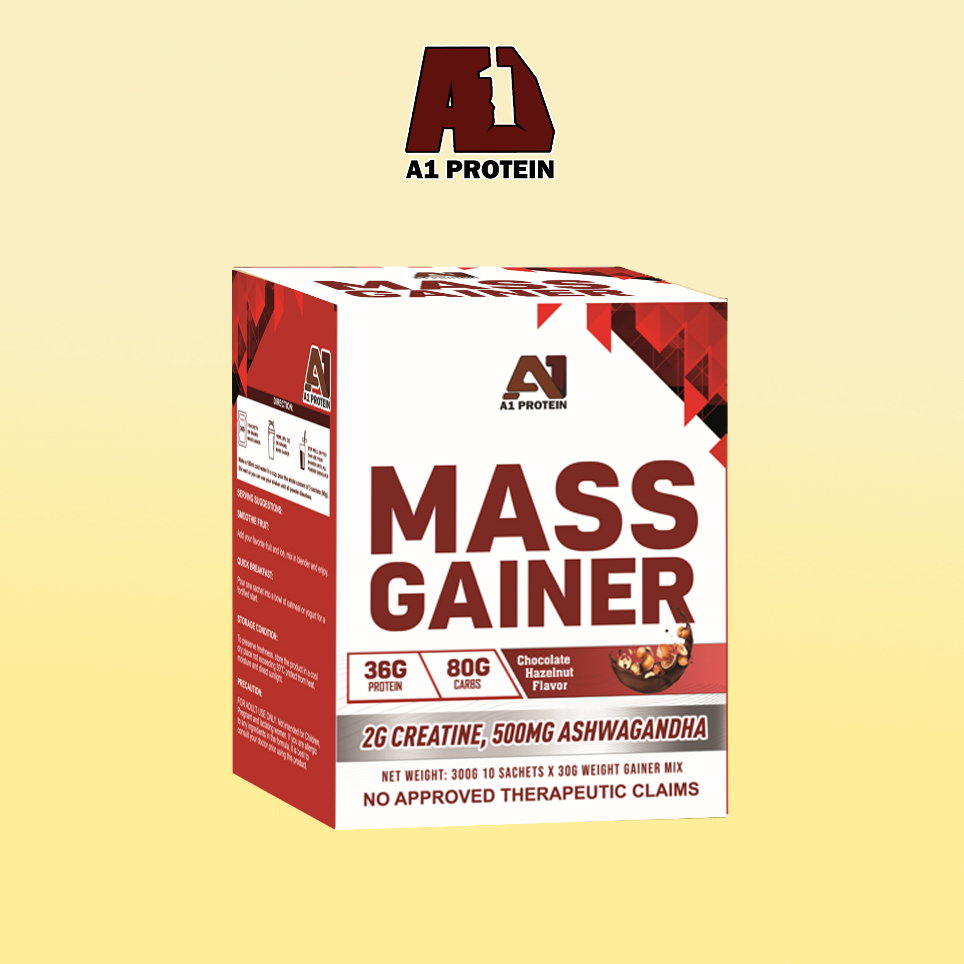 A1 PROTEIN Mass Gainer 10serving sachets | Shopee Philippines