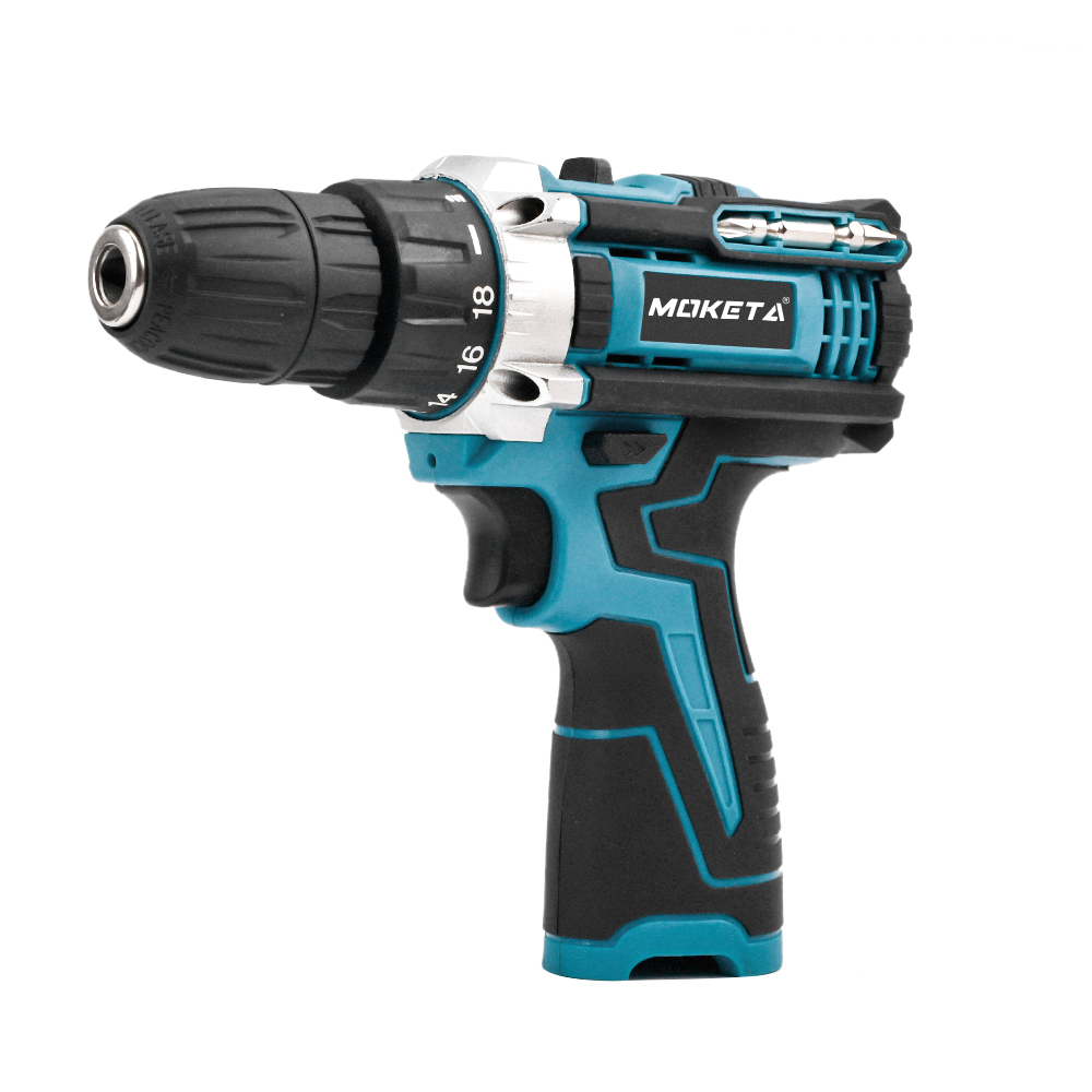 Moketa 168V Cordless Drill portable Electric impact with hammer Drill ...
