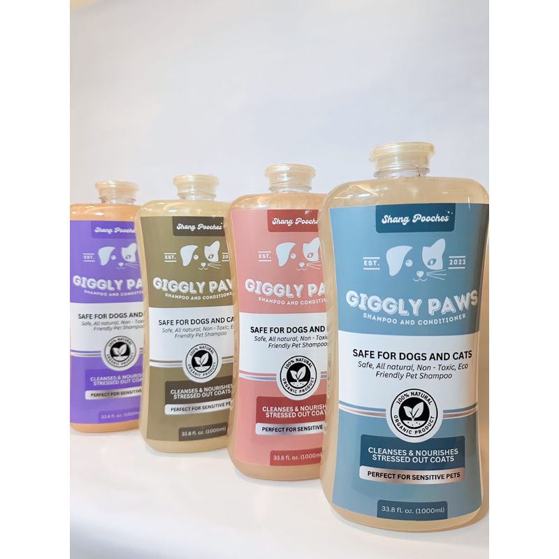Shang Pooches Giggly Paws 2in1 Shampoo and Conditioner (For Dogs and ...