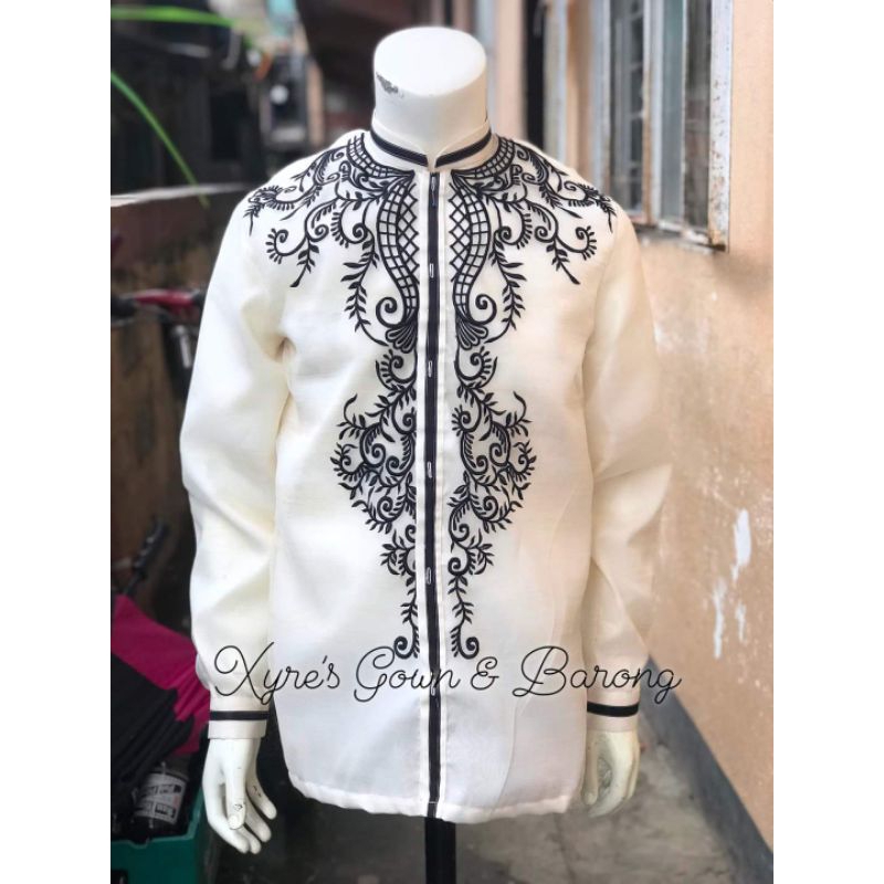 Premium Burda Barong Tagalog with Lining/ Piña Organza/ Not Shiny ...