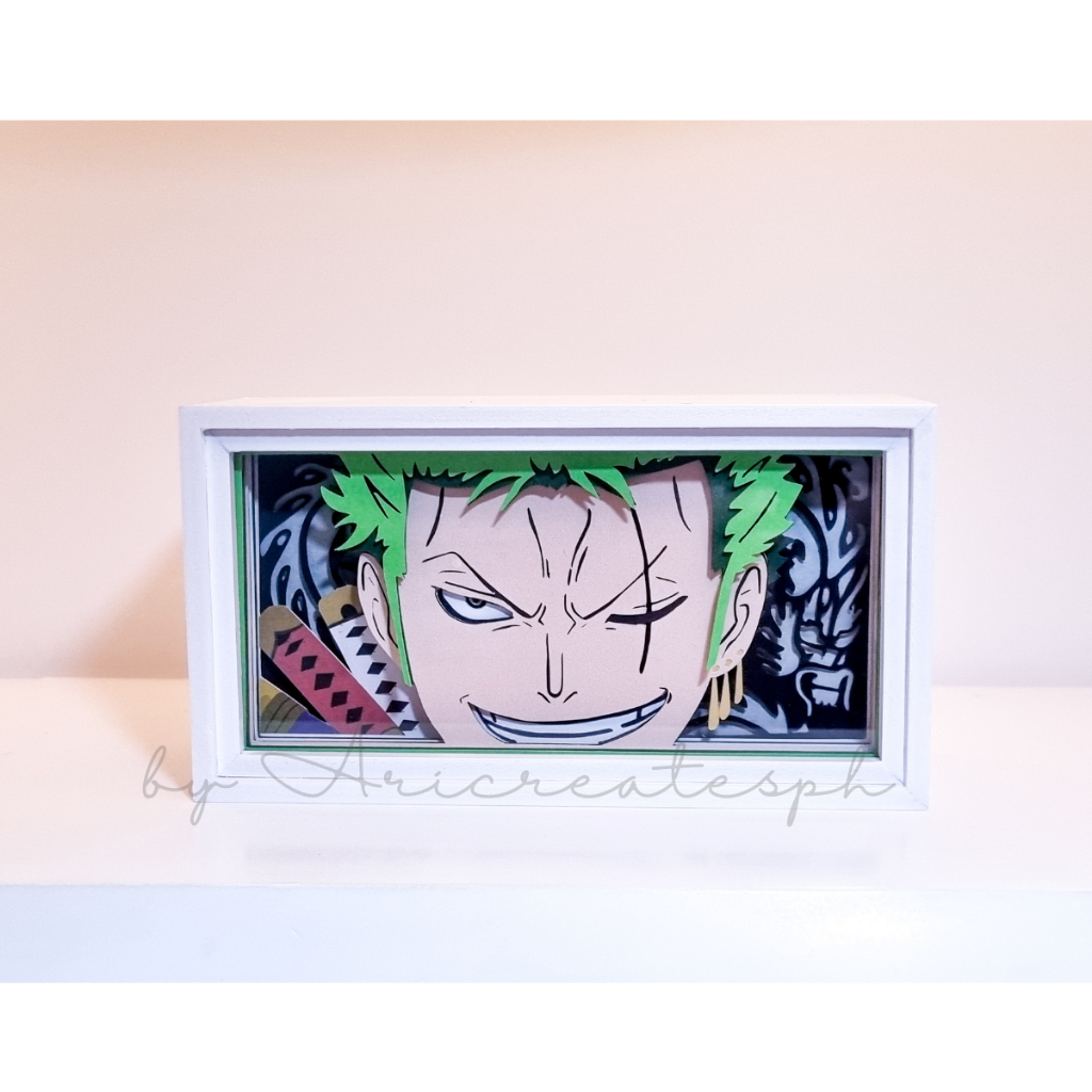 Roronoa Zoro (Wano) Lightbox ️3D LED night lamp ️One Piece Merch Gift ...