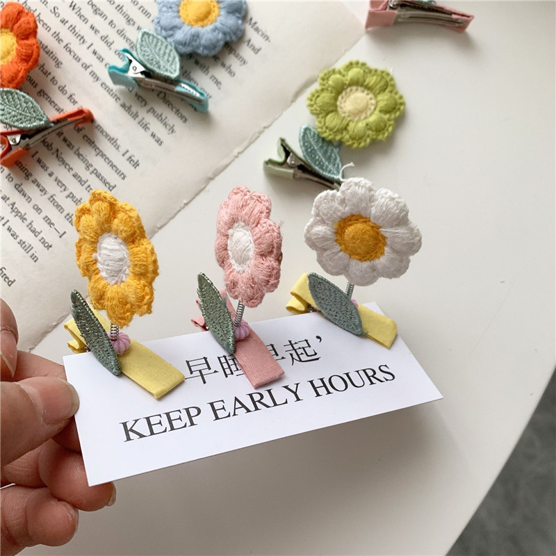 10pcs Plant Hair Clip Flowers Duck Hair Clip Cartoon Hair Accessories ...