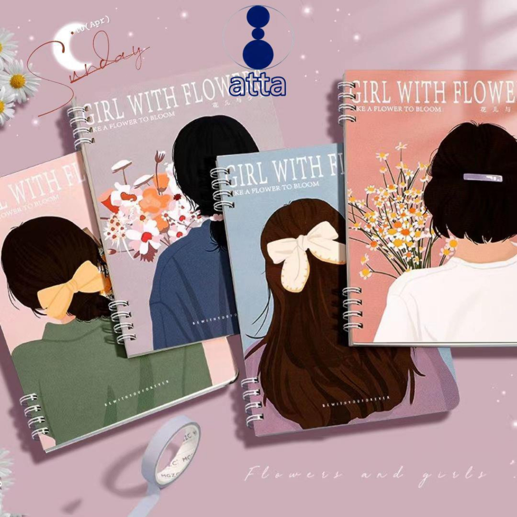 A5 B5 INS Style Spring Notebook 60Sheets School Office Supplies Notepad ...