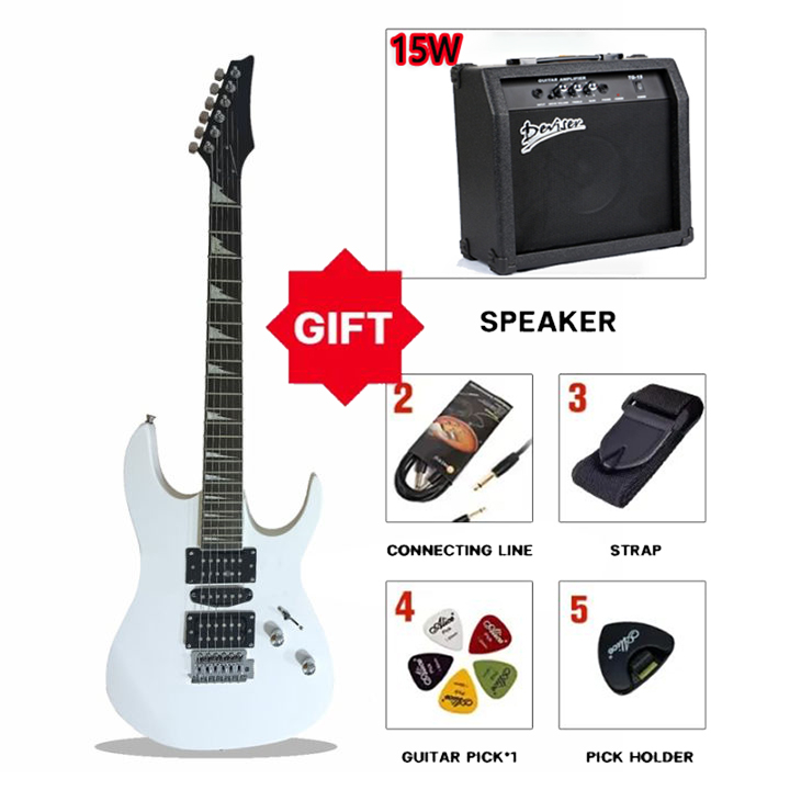 KAWES Double Rocker Electric Guitar Professional Metal Electric Guitar ...