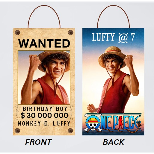 One Piece Loot bag for Birthday party, One piece theme party favor or ...