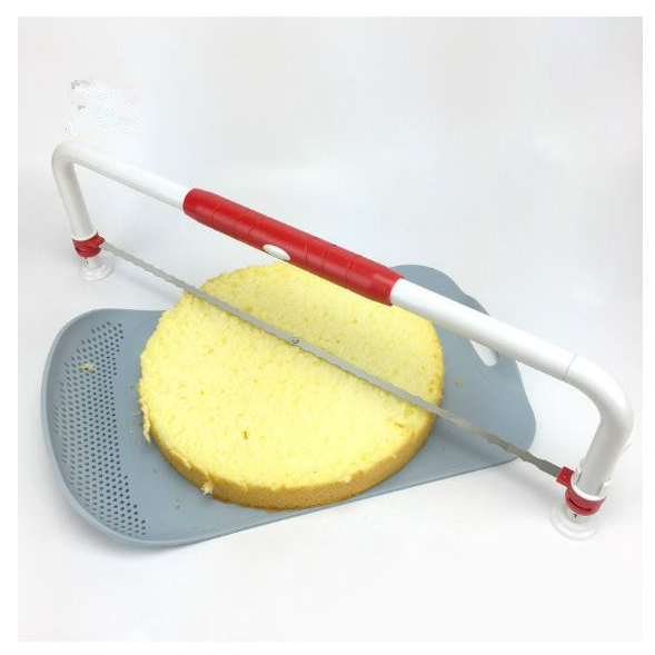 Adjustable Wire Cake Leveler Foldable Bread Pizza Cutter Slicer DIY ...