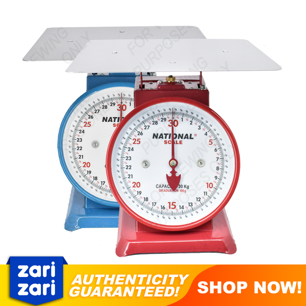 National Scale Brand 30kg Flat Plate Table Scale | Shopee Philippines