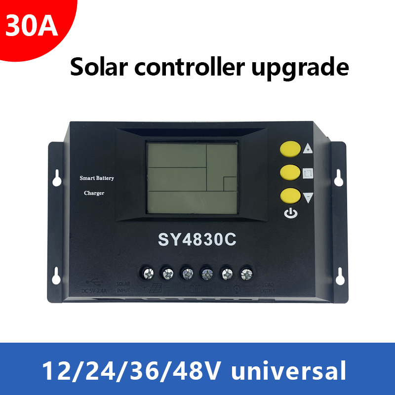 LAIRTPOW MPPT Solar Controller 30A/ 60A/80A/100A 12V 24V 36V 48V AUTO Battery Charger with LCD ...