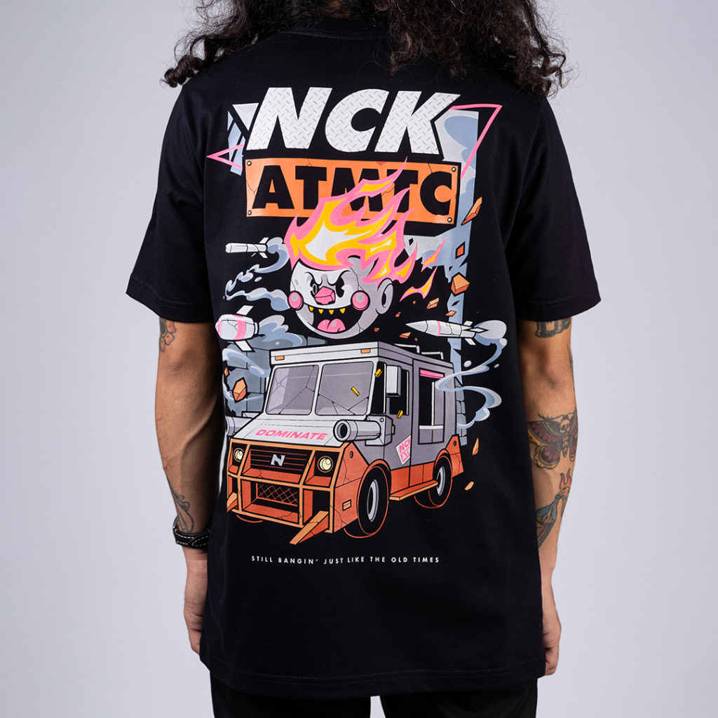 Nick Automatic "DestroWave" Black T-shirt | Shopee Philippines
