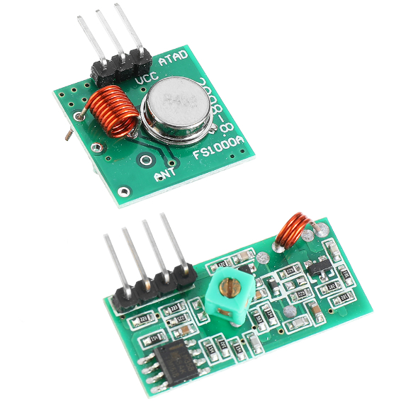 Circuitrocks 433 Mhz Rf Transmitter And Receiver Module Link Kit For ...