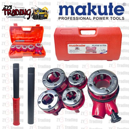 MAKUTE JAPAN Ratchet Die Stocks Tube Threader | Dies Metal Pipe ...