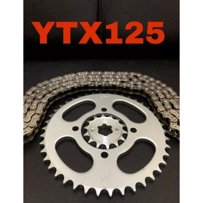 YTX 125/STX 125/RS100 428H CHAIN AND SPROCKET SET | Shopee Philippines