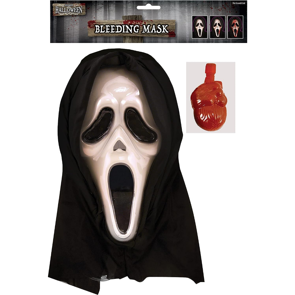 Rainbow Halloween Bleeding Ghost Face Scream Mask Cosplay | Shopee ...