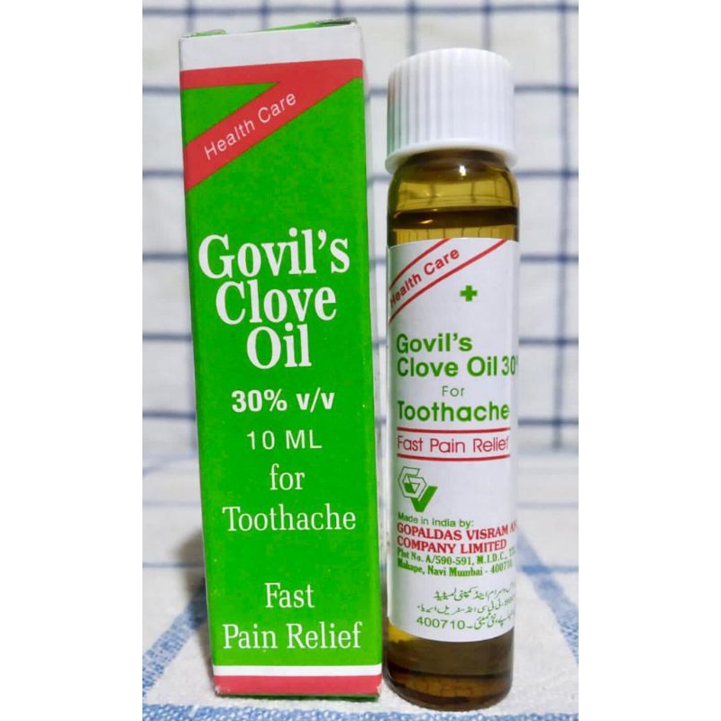 Govil's Clove Oil for Toothache Fast Releif,10 ml Made in India ...
