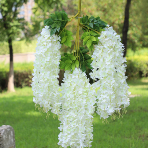 Artificial Wisteria Flowers String Flowers Reusable High Quality Silk ...