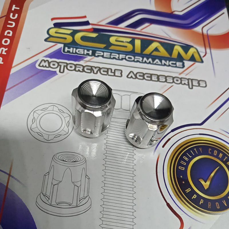 CNC tire valve cap pair | Shopee Philippines