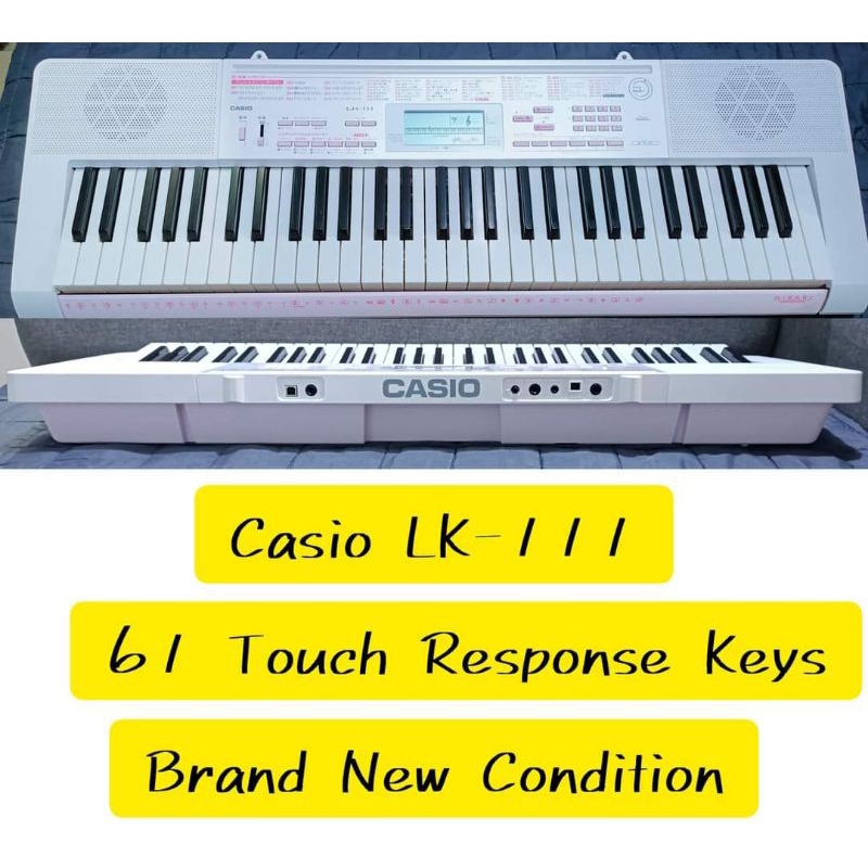 Casio LK-111 (Touch Response) | Shopee Philippines