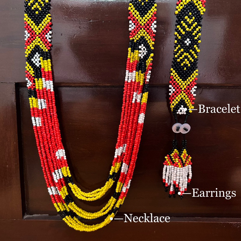 BEADS SET | Manobo Tboli Beaded Necklace Ethnic Tribal Mindanao Formal ...