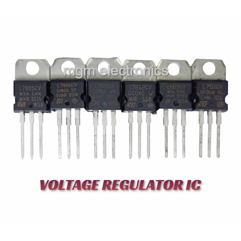 1PC. VOLTAGE REGULATOR IC 7805, 7806, 7807, 7808, 7809, 7812, 7815, 7824, 7915 | Shopee Philippines
