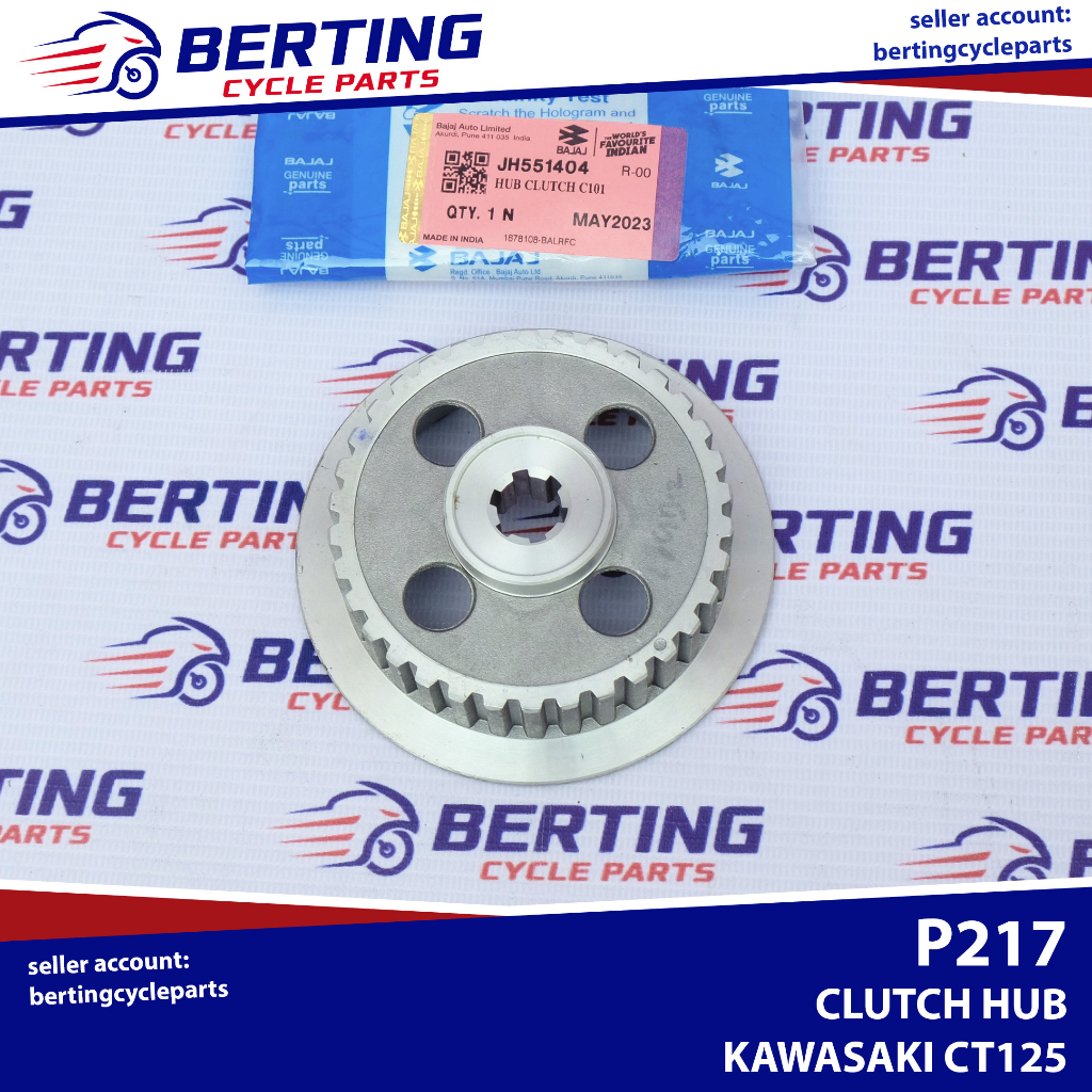 CLUTCH HUB CLUTCH WHEEL Kawasaki CT125 Genuine JH551404 JA551414 ...