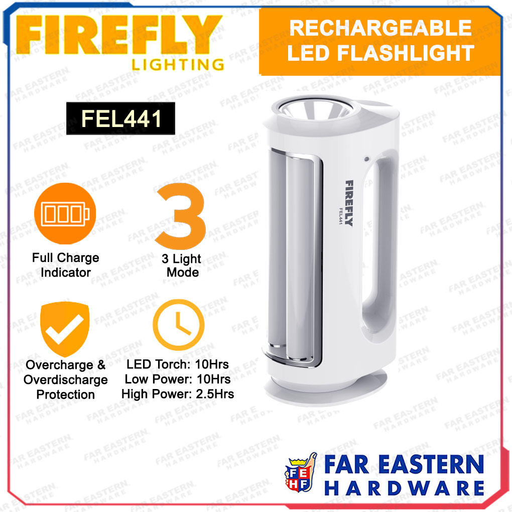 FIREFLY Rechargeable LED Emergency Light Flashlight | Shopee Philippines