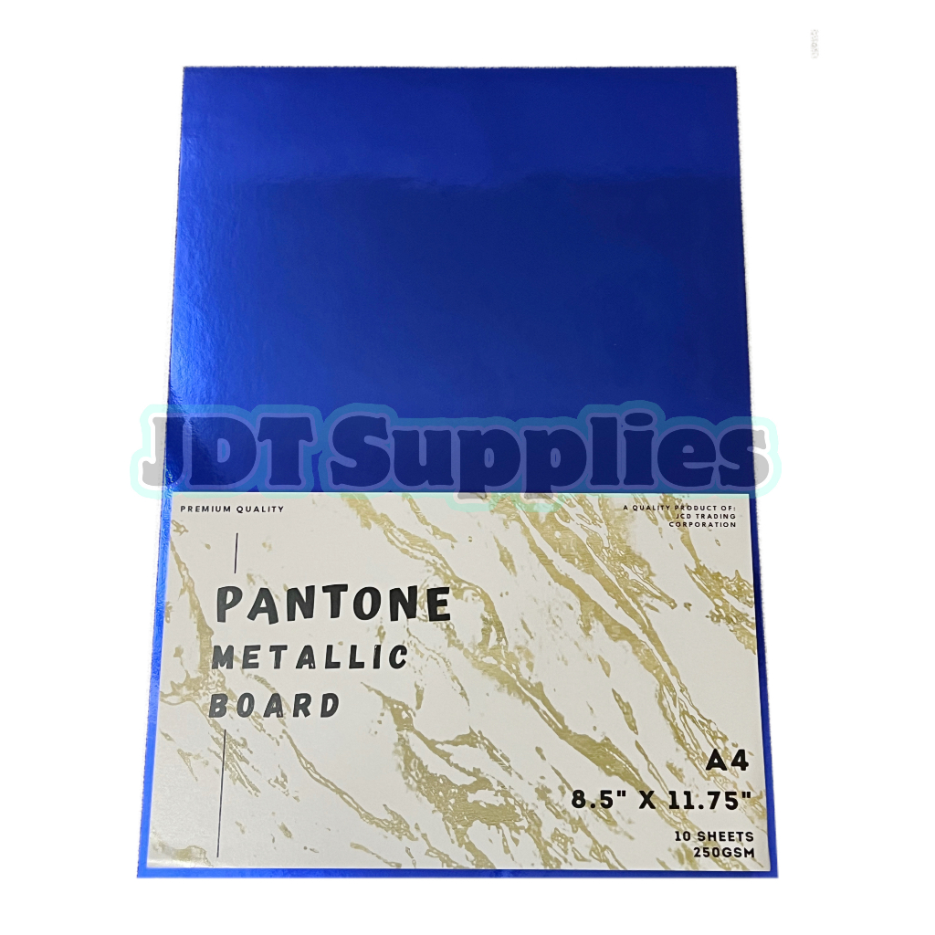 Pantone Metallic Board A4 [250gsm] | Shopee Philippines