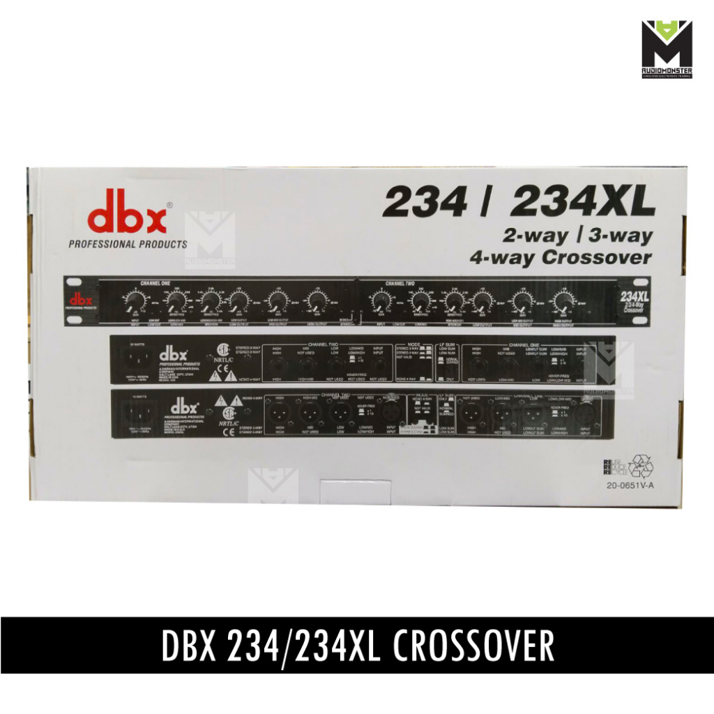 DBX 234XL Stereo 2 way/ 3 way/ 4 way Crossover Equalizer | Shopee Philippines