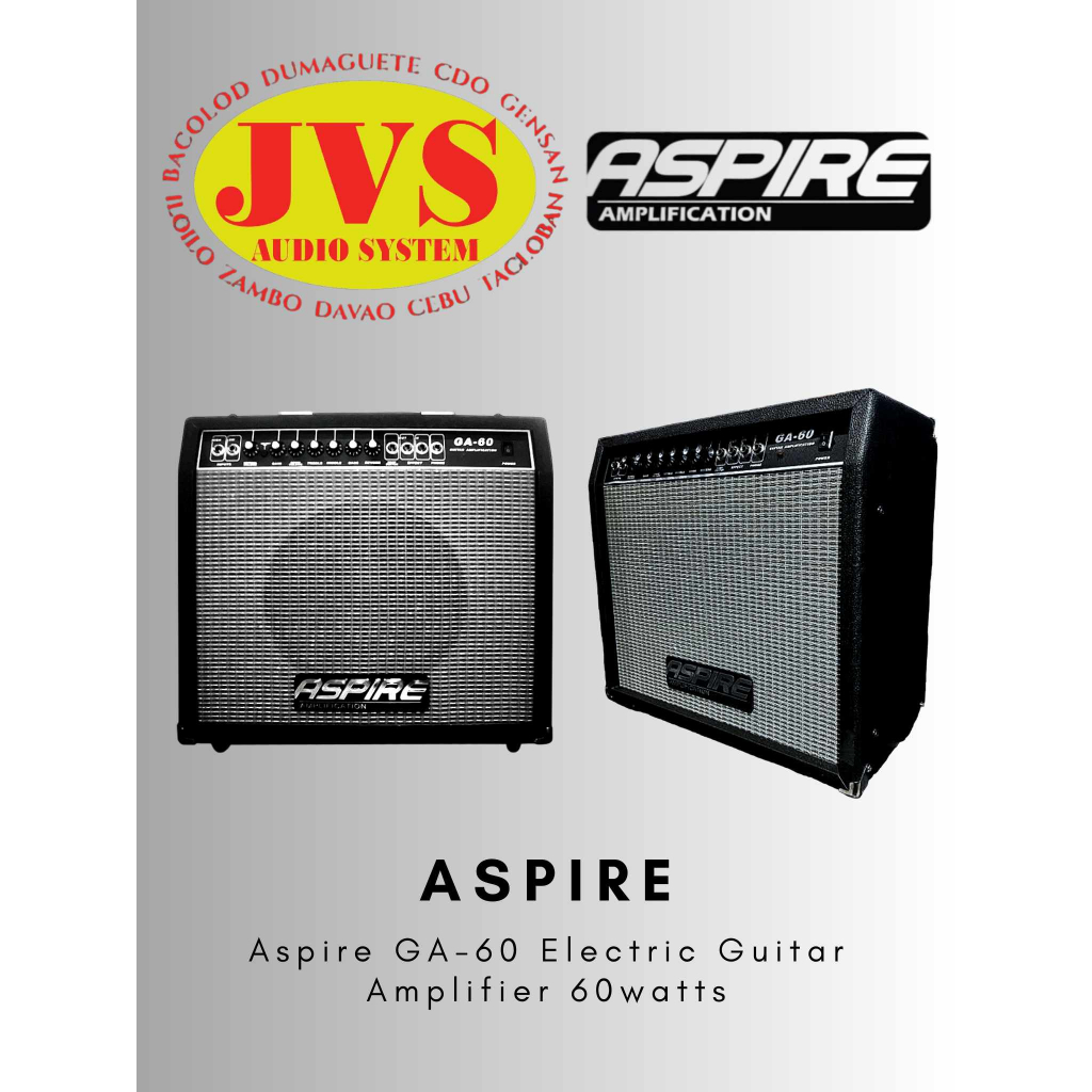 Aspire GA-60 Electric Guitar Amplifier 60 watts | Shopee Philippines