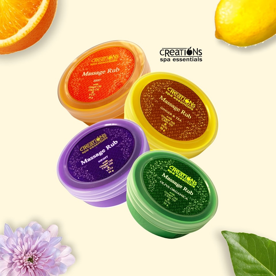 Creations Spa Essentials Massage Rub 50g | Shopee Philippines