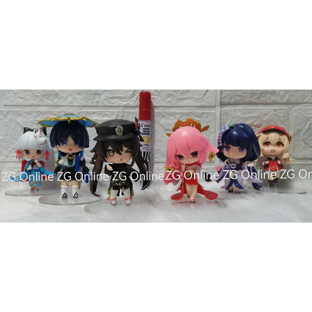 Genshin Impact Jean Ganyu Ayaka Xiao Raiden Shogun Venti Zhongli Keqing ...