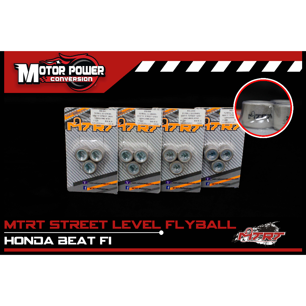 MTRT street level beat fi/gy6 fly ball by 3pcs | Shopee Philippines