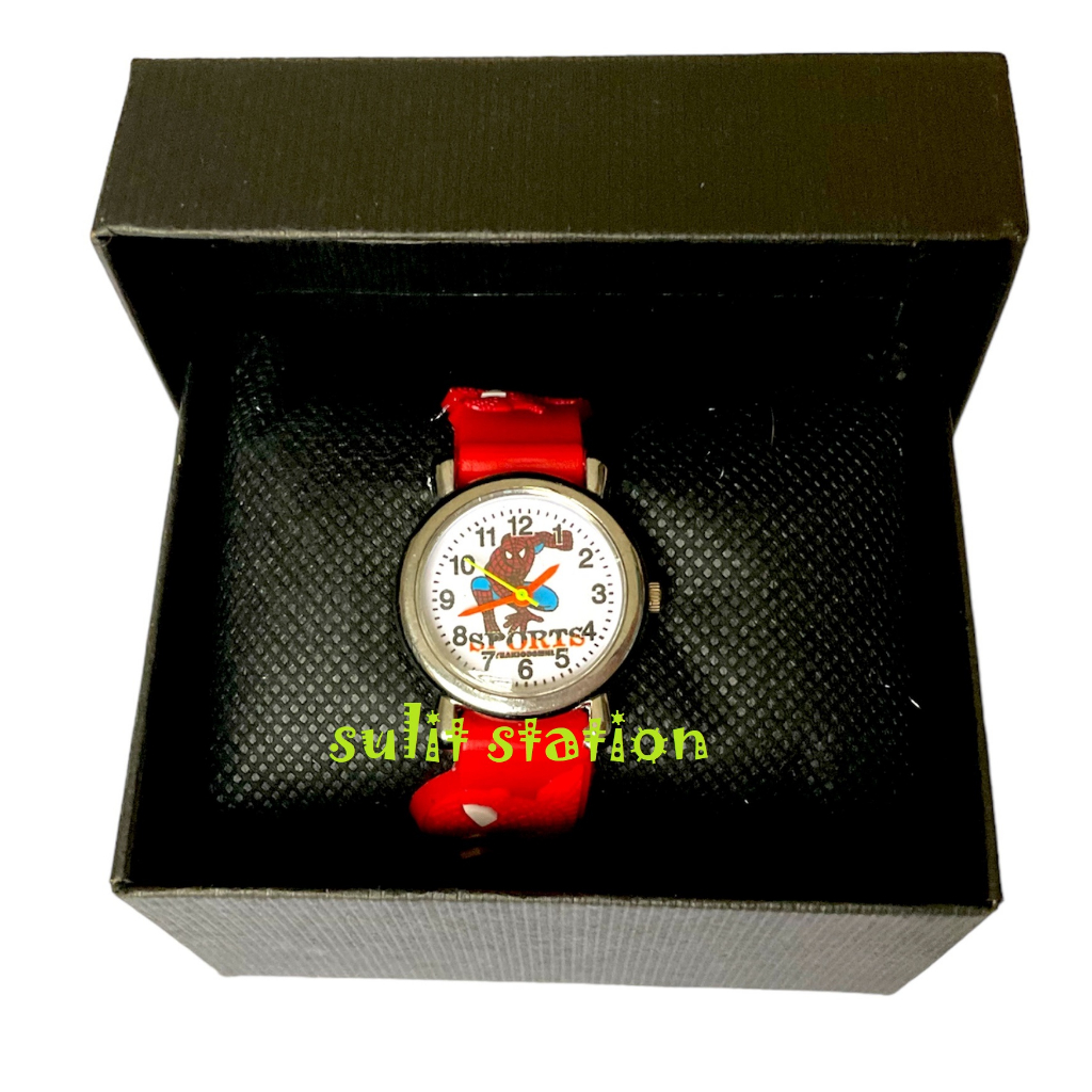 SUPER BIG HERO SPIDER MAN spiderman BAYMAX KIDS ANALOG ROTARY DIGITAL ...