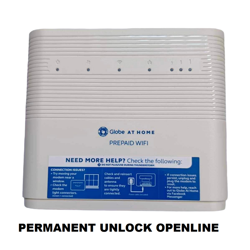 OPENLINE! Globe at Home Prepaid WiFi Router (UNLI RESET, BANDLOCK ...