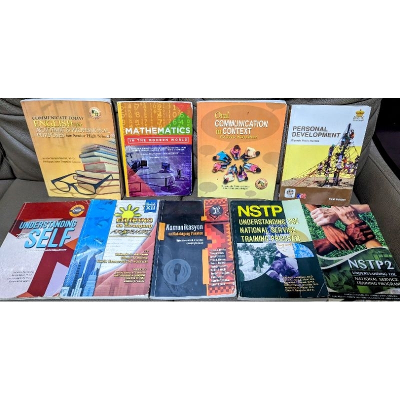 Grade 11 / 12 Books Senior High School Set B (Used) | Shopee Philippines