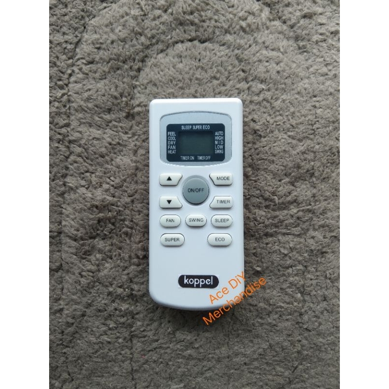 Koppel Aircon Remote | Shopee Philippines