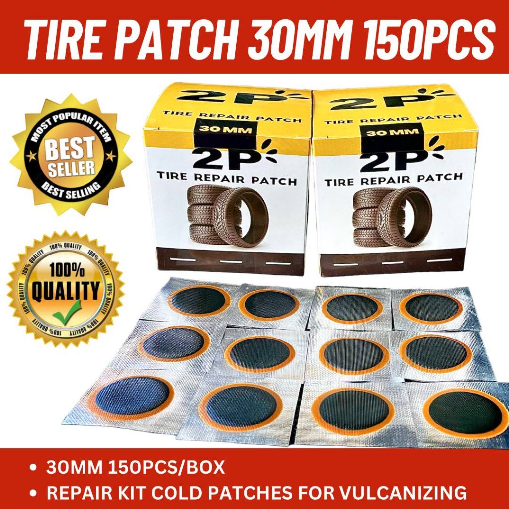 Tire patch 30mm vulcanizing repair patches kit and tools for CAR ...