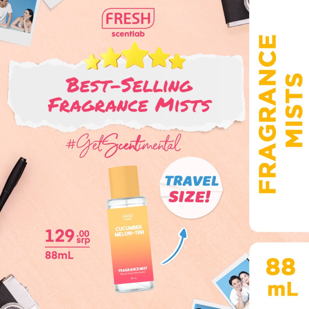 Fresh Scentlab Fragrance Mist Cucumber Melon-tini 88mL | Shopee Philippines