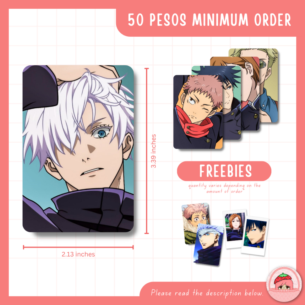 JUJUTSU KAISEN JJK PLAZA IN SHIBUYA ANIME PC PHOTOCARD UNOFFICIAL ...