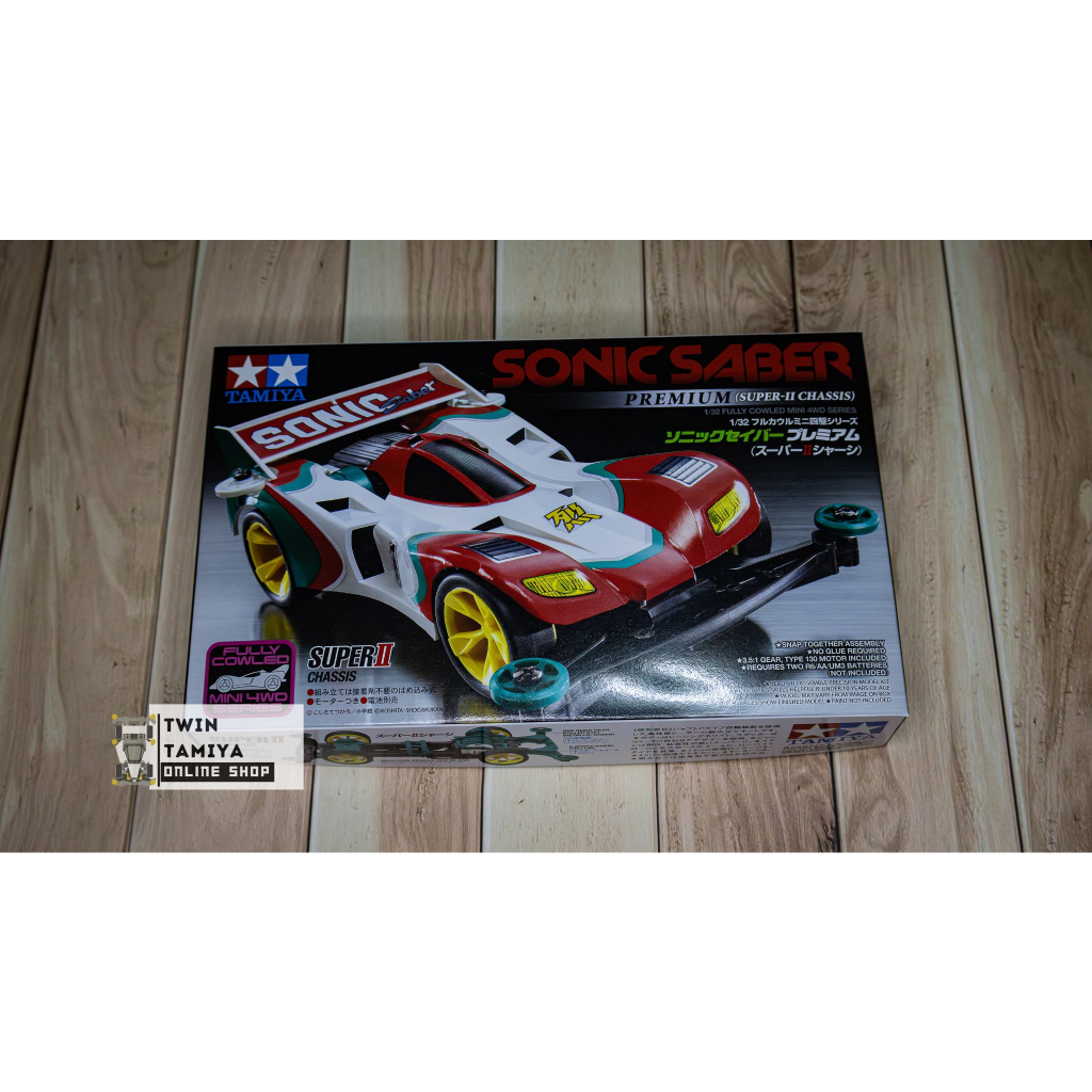 Tamiya 19432 Mini 4WD Sonic Saber Premium (Super-II Chassis) 1/32 ...