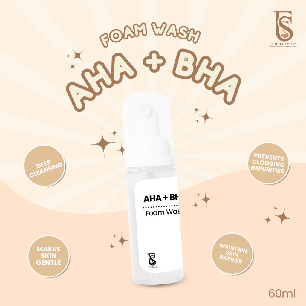 AHA+BHA Foam Wash | 60ml [READY FOR REBRANDING] | Shopee Philippines