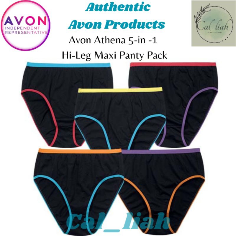 AVON ATHENA 5-in-1 Hi-Leg Maxi Panty Pack | Shopee Philippines